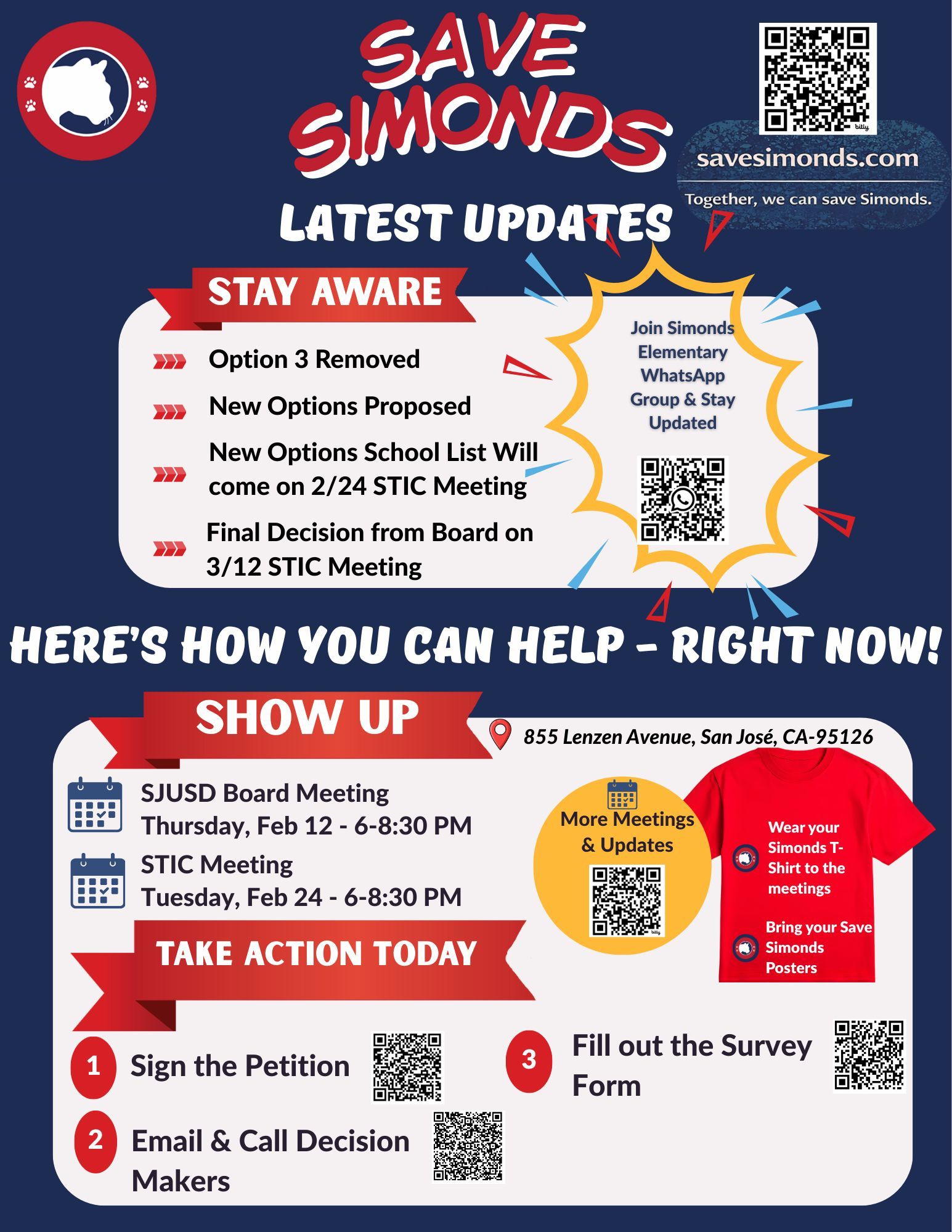 Save Simonds Elementary School | SJUSD Community Campaign